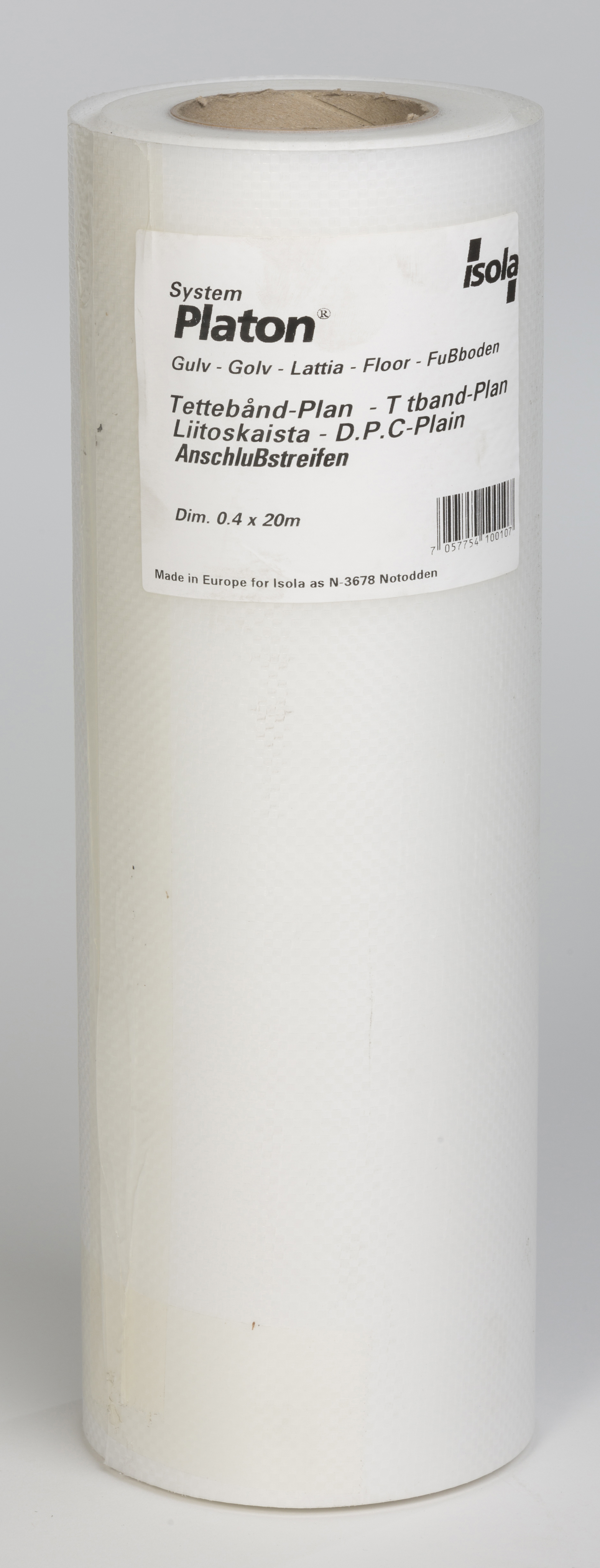 Tettebånd plan 0,4x20m platon membran under svill innervegg | Monter.no