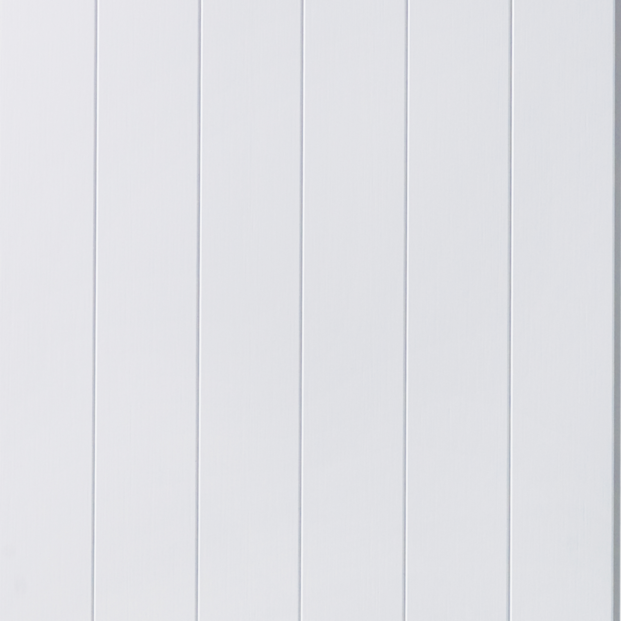 Veggpanel MDF V-fas 11x620x2740 mm 6 bord hvit bomull | Monter.no