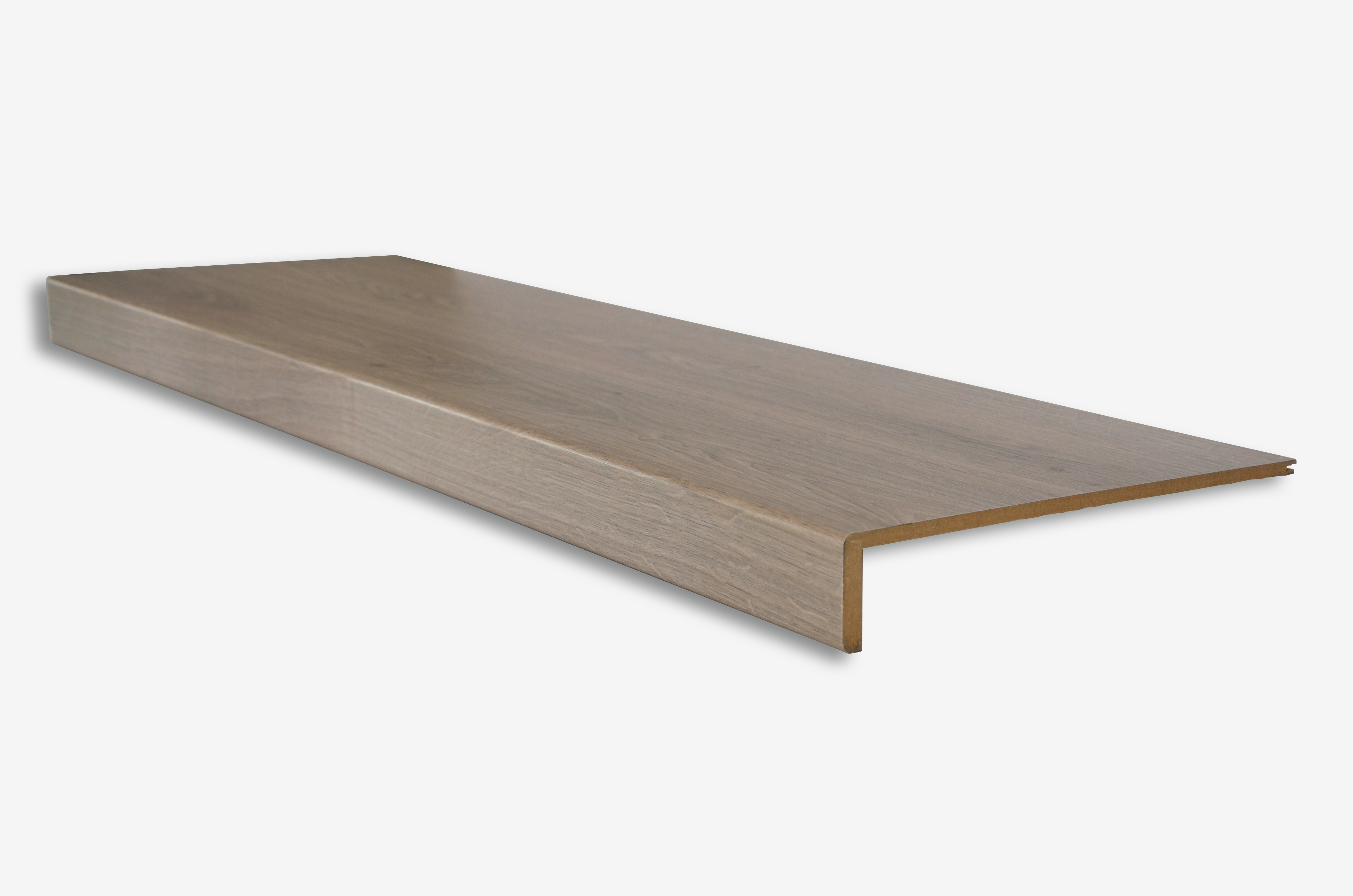Trinn 56x300x1000 mørk eik louisiana oak høytrykkelaminat | Monter.no