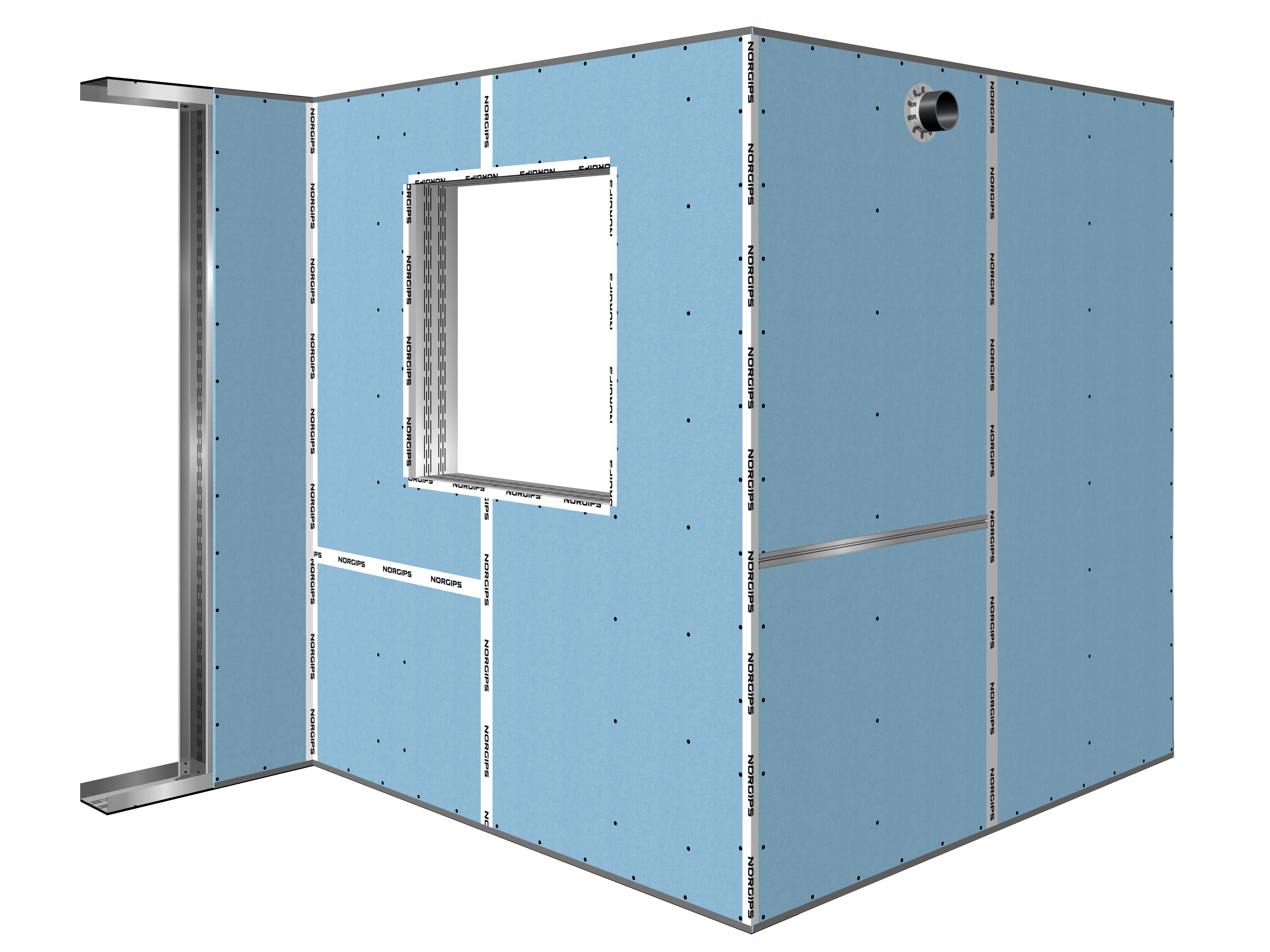 Gipsplate Weatherboard 365 9 x 1200 x 2700 mm | Monter.no
