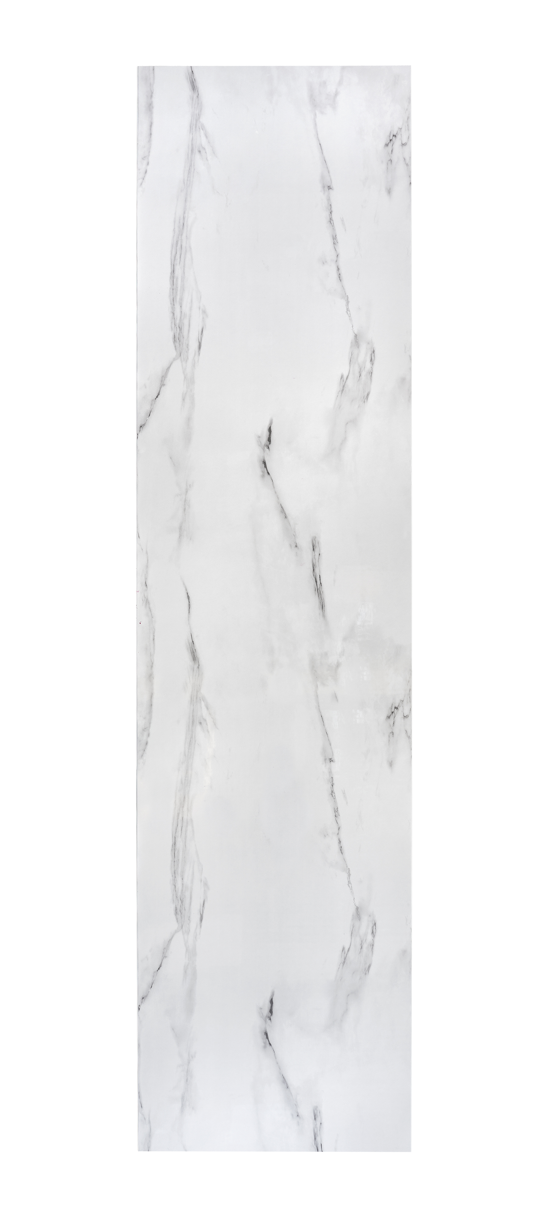 Baderomsplate hvit marmor glossy 620x2400 mm | Monter.no