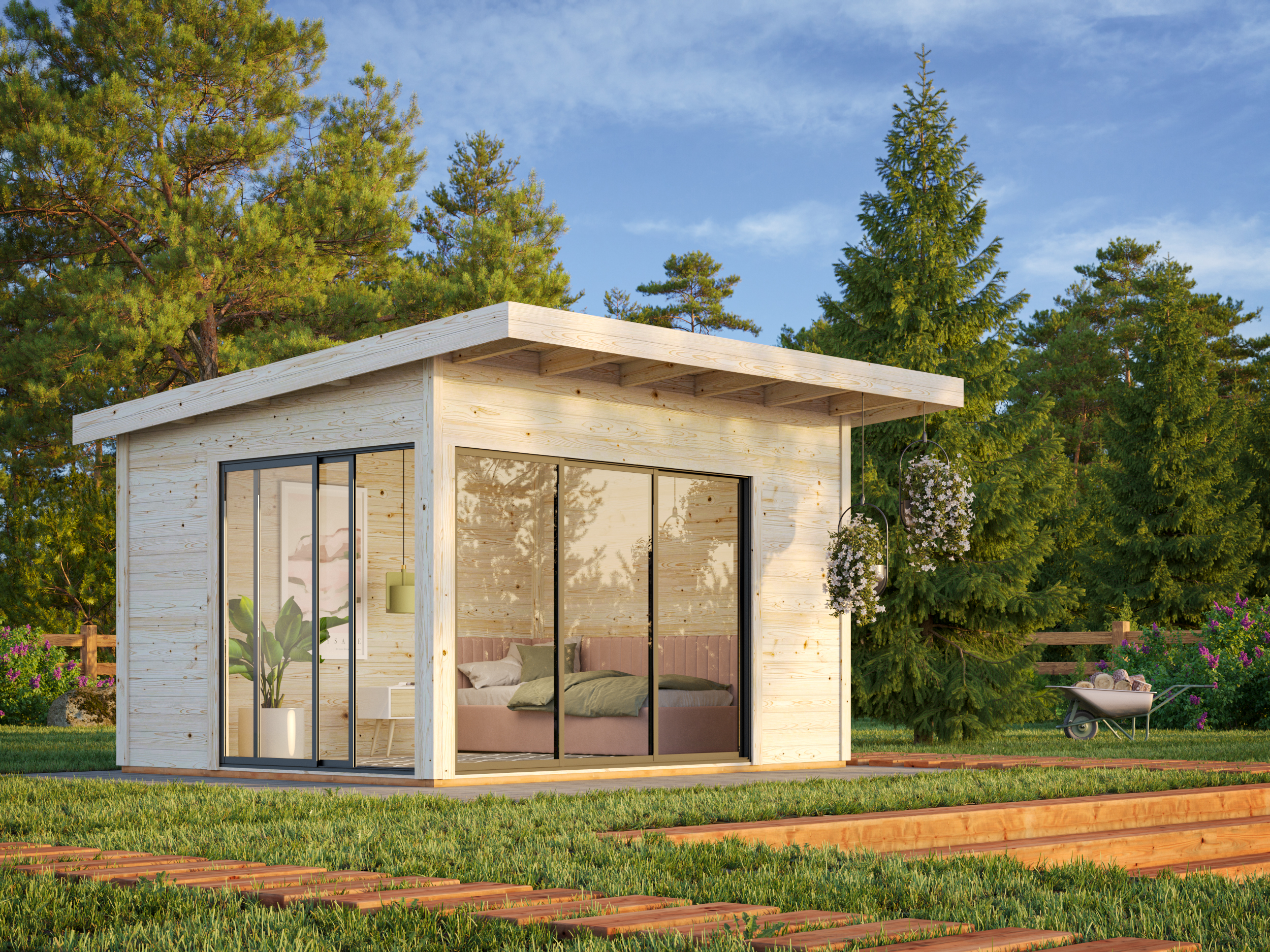 Hagestue Andrea slide+ 11,2 m2 | Monter.no