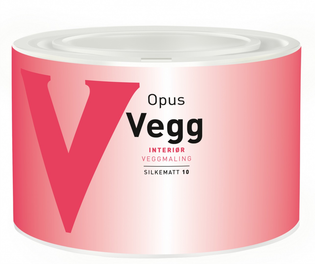 Opus V 10 veggmaling hvit base 0,45 liter | Monter.no