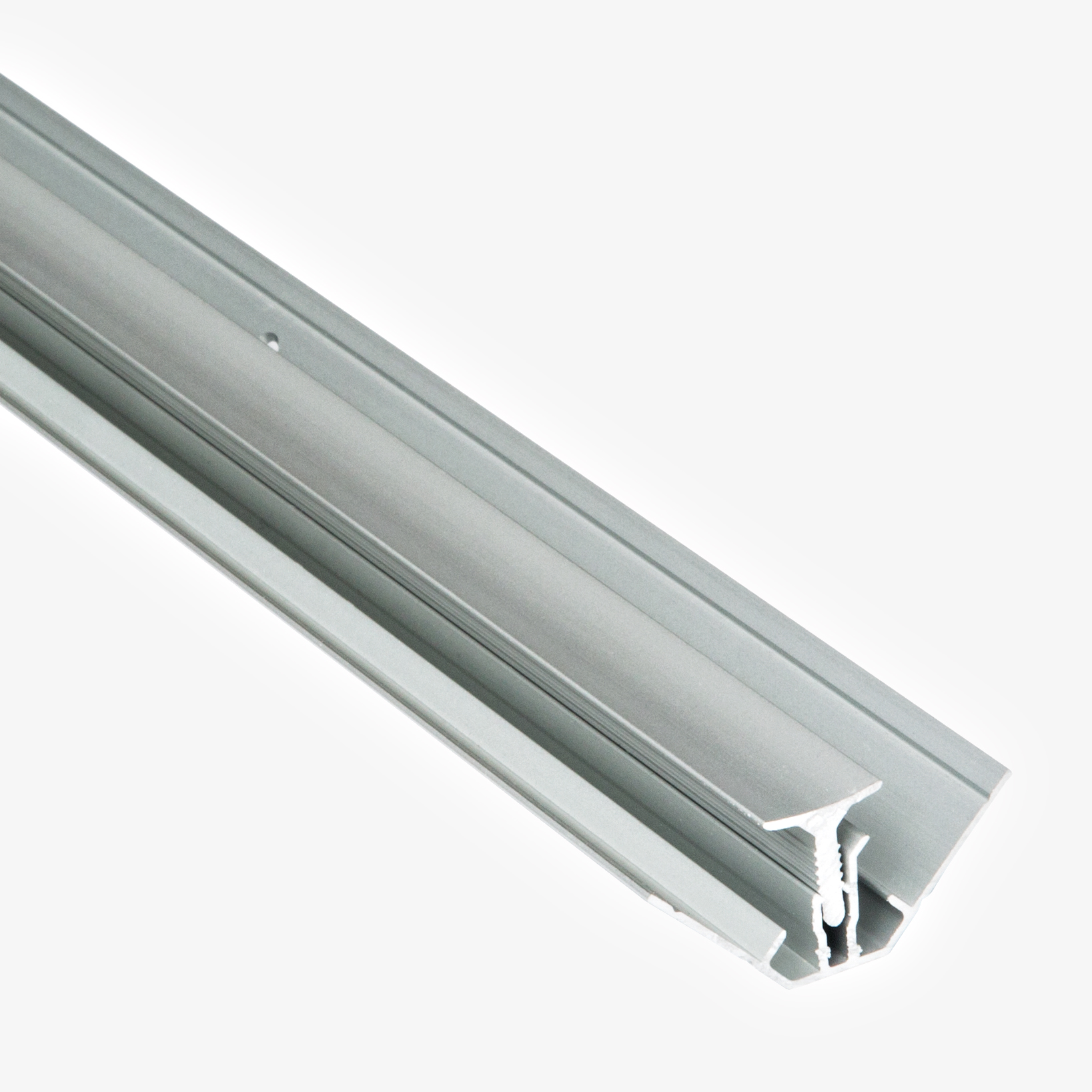 Hjørnelist innvendig aluminium todelt 3000 mm | Monter.no
